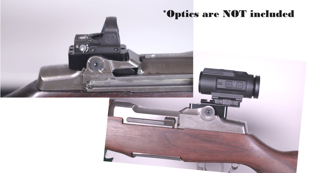 M1 Garand / M1A Micro Red Dot Base and Picatinny Rail Scope Mount ...